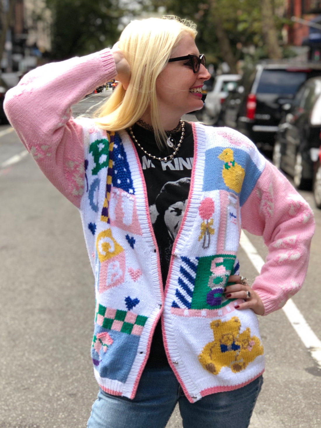 Vintage 80s Baby Powder Sweater – Spark Pretty